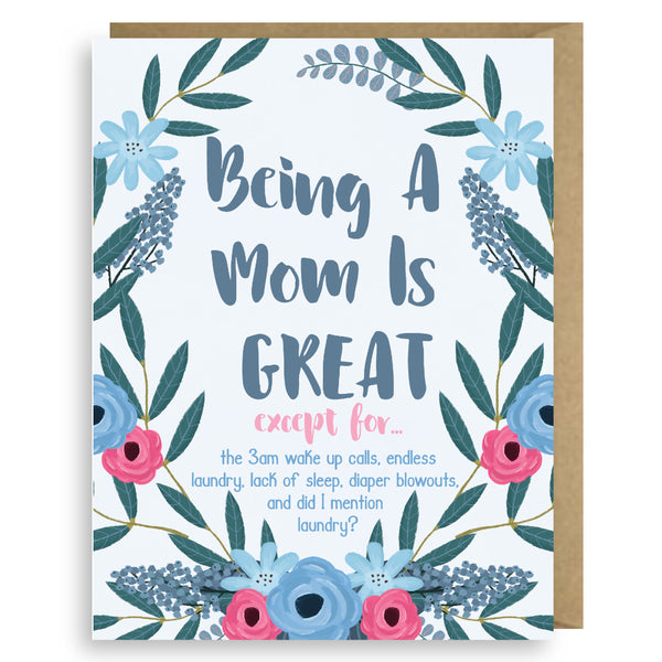 BEING A MOM IS GREAT, BUT... – Second Story Cards